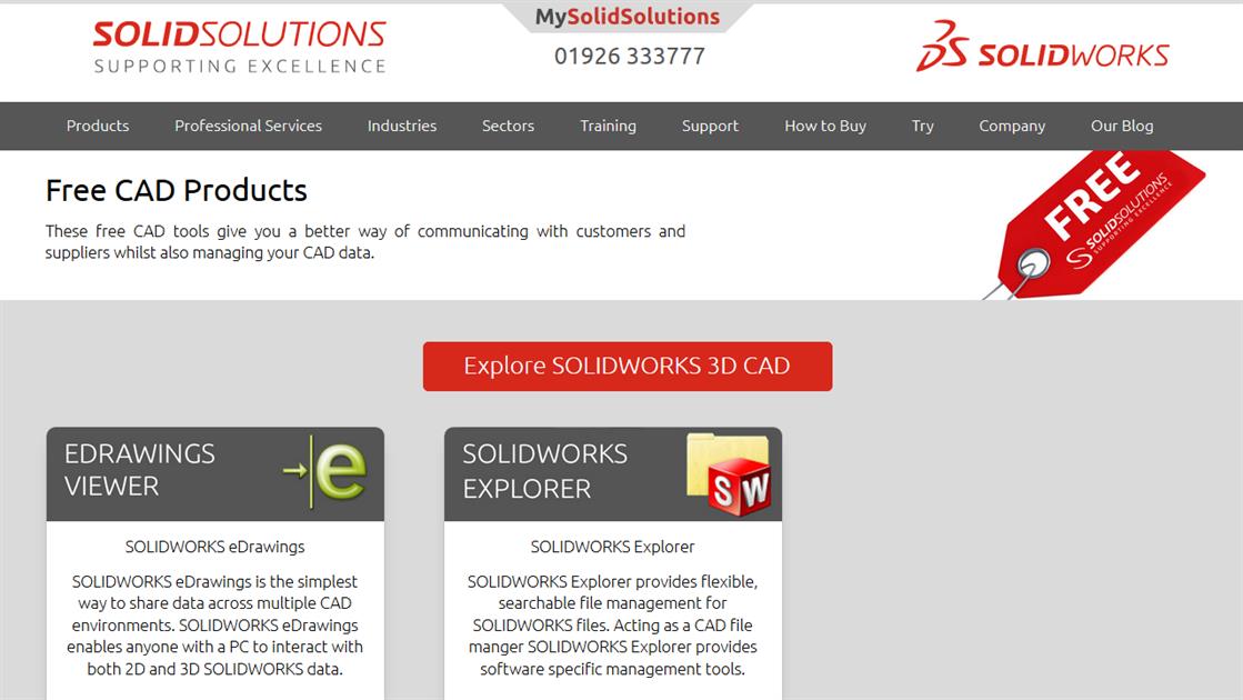 Free SolidWorks and 2D CAD Products | Solid Solutions
