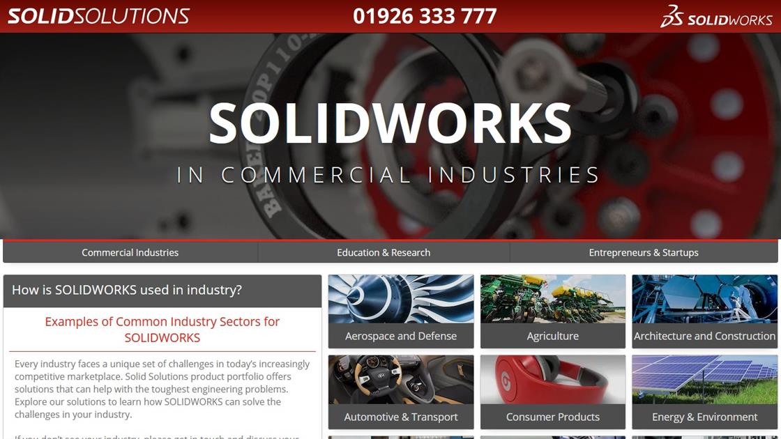 SOLIDWORKS in Commercial Industries | Solid Solutions