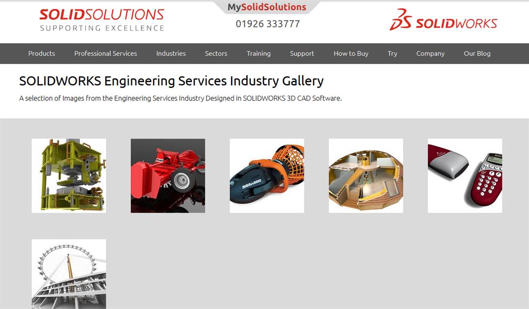 SOLIDWORKS Engineering Services Industry Gallery