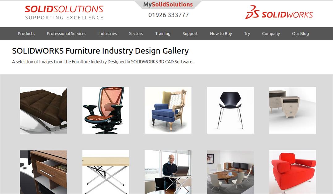 SOLIDWORKS Furniture Industry Design Gallery