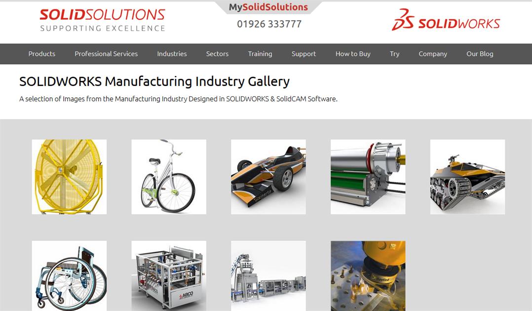 SOLIDWORKS Manufacturing Industry Gallery