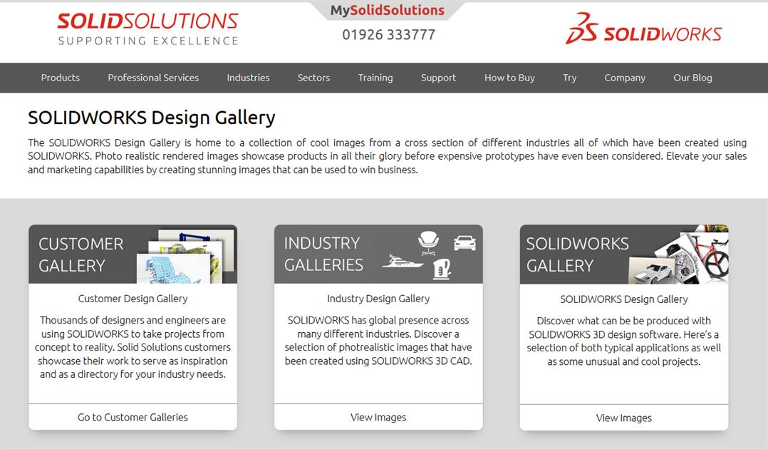 SolidWorks Design Gallery