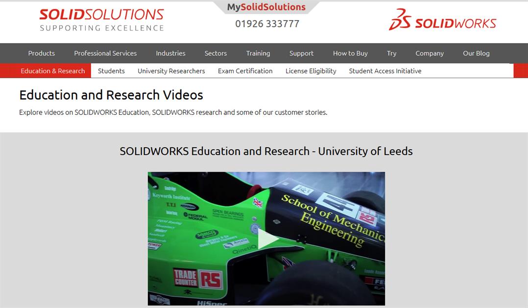 SOLIDWORKS EDU and Research | Videos
