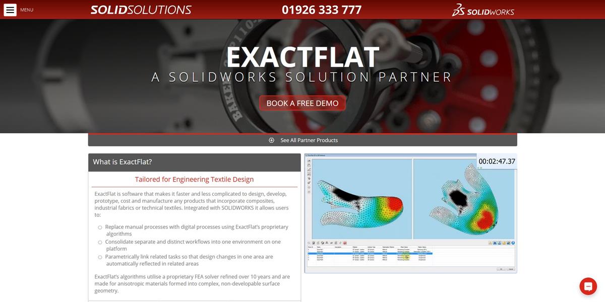 ExactFlat | SOLIDWORKS Solution Partner | SSM
