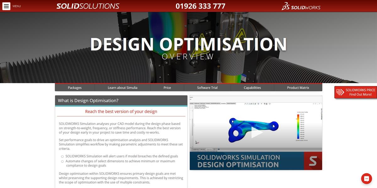 Design Optimisation in SolidWorks Simulation Design Optimisation in SolidWorks Simulation
