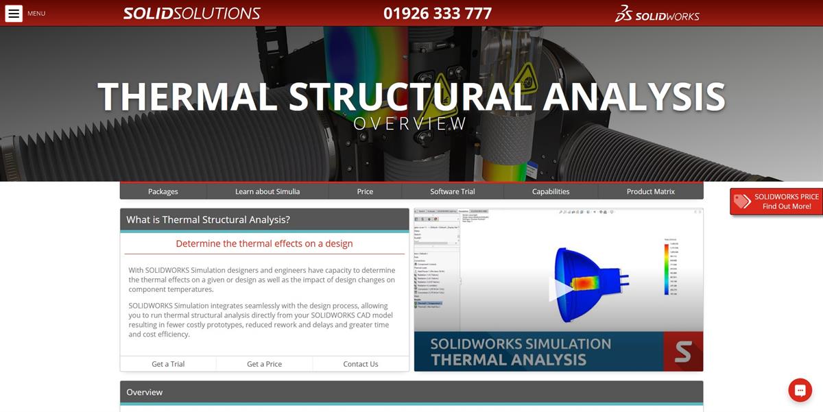 Thermal Structural Analysis in SOLIDWORKS 3D CAD