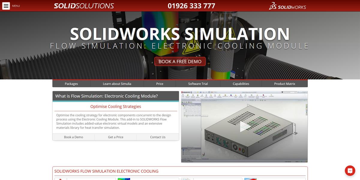 SolidWorks Flow Simulation - Electronic Cooling Module