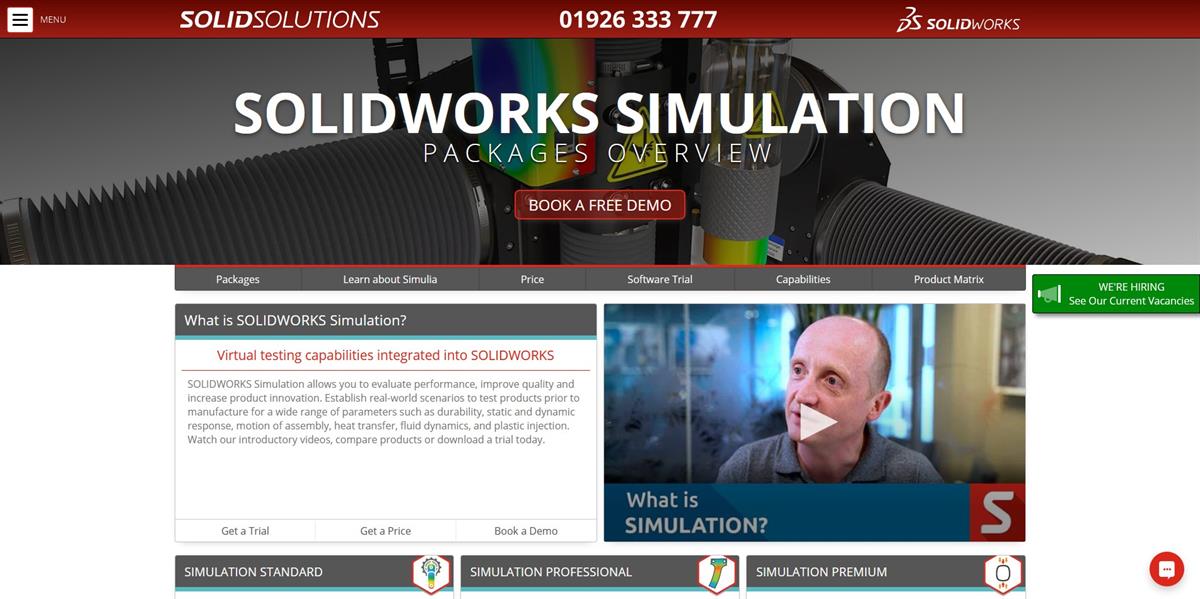 SOLIDWORKS Simulation (FEA) Packages | Solid Solutions
