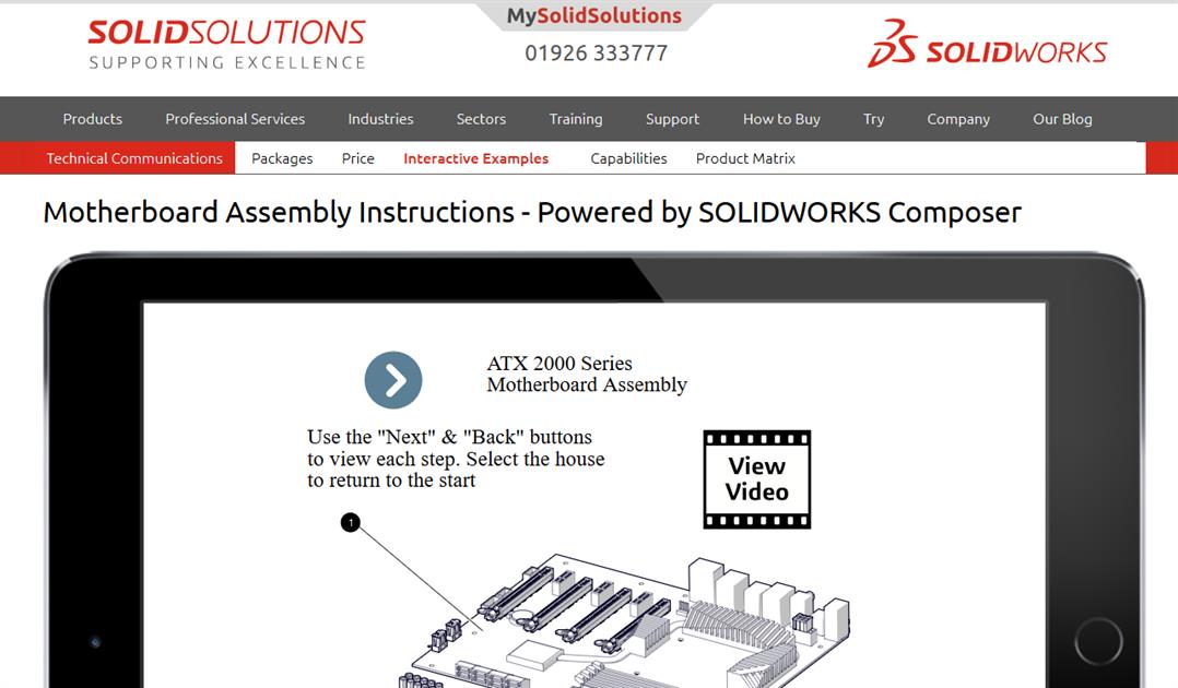 Motherboard Assembly - SolidWorks Composer