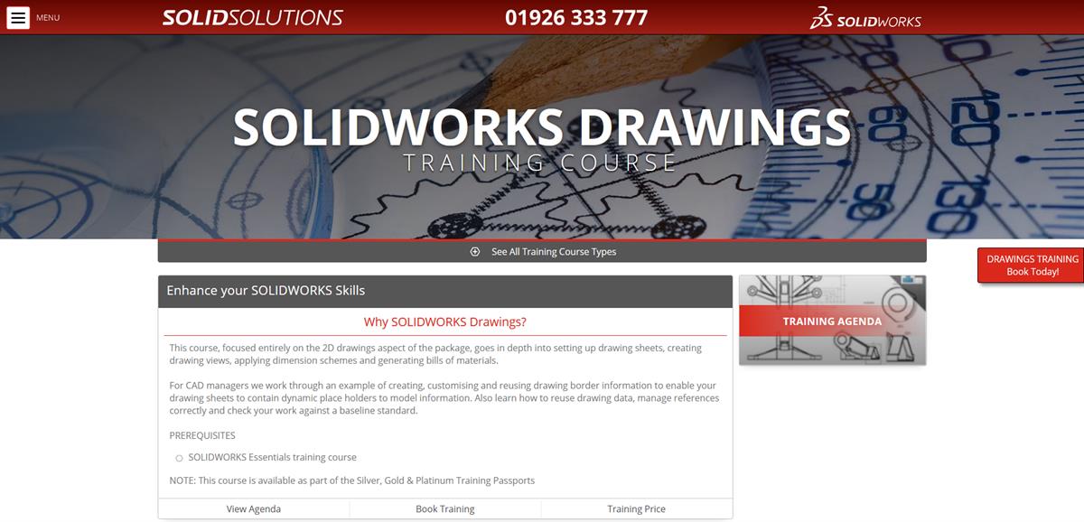 SOLIDWORKS 2D Drawings Training Course | Solid Solutions
