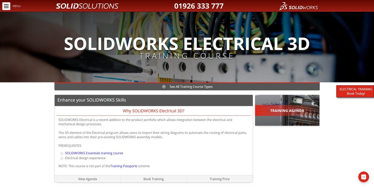 SOLIDWORKS Electrical 3D Training Course | Solid Solutions