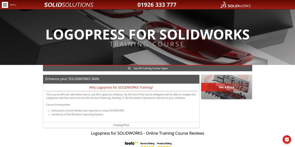 Logopress for SOLIDWORKS Training Course