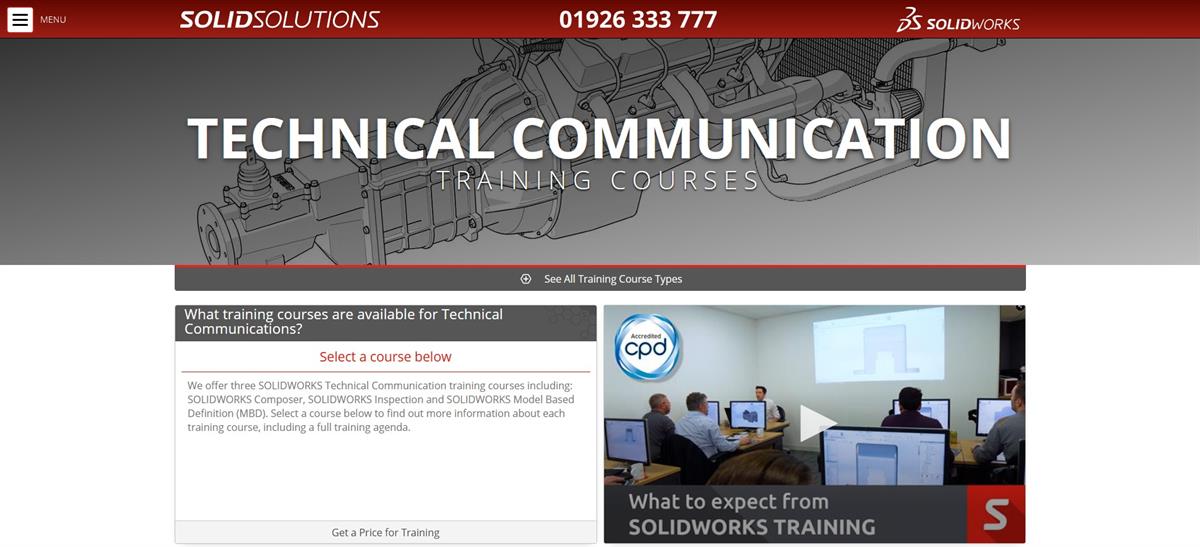 SolidWorks Composer Training Course | Solid Solutions