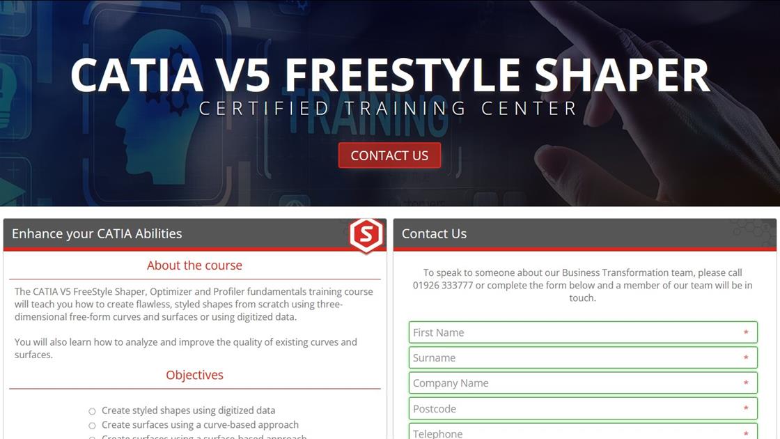 CATIA V5 FreeStyle Shaper, Optimizer and Profiler fundamentals trainin